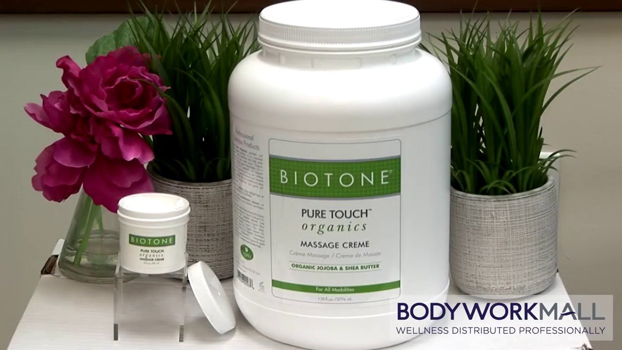 Biotone Pure Touch Organics Massage Crème | Bodyworkmall - YouTube