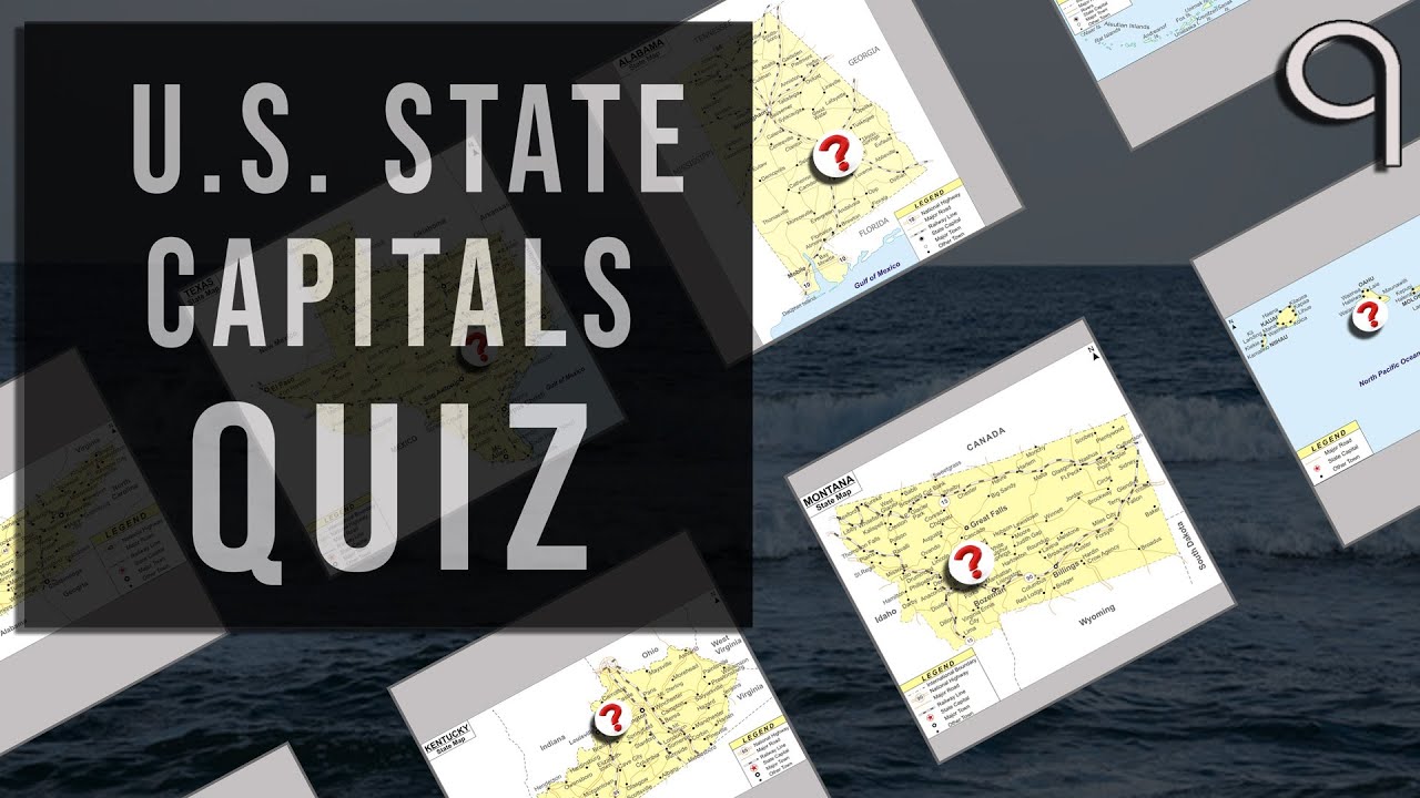 Name the U.S. State Capitals #2 - Trivia Quiz Questions - YouTube