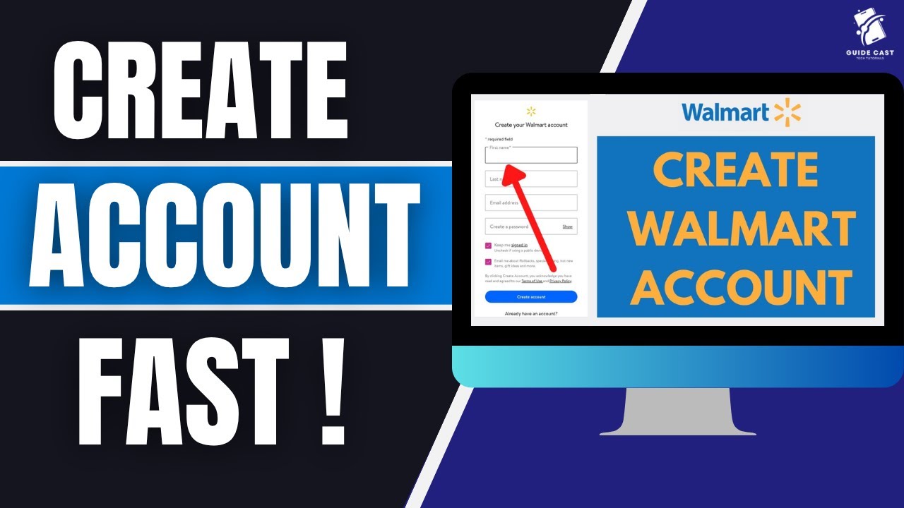 How to Create a Walmart Account (2025 Quick Sign-Up Guide) - YouTube