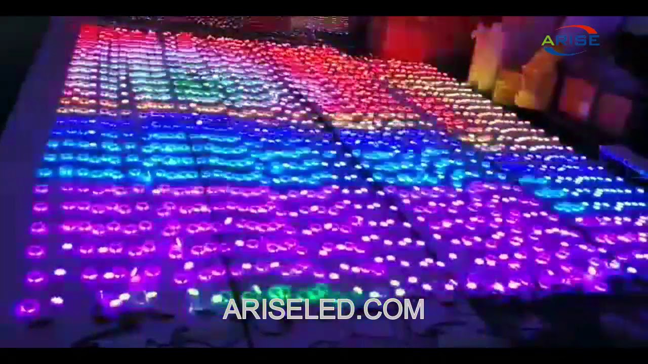 Full color dc12v digital ball DMX led pixel point light source for decoration lighting,facade ...