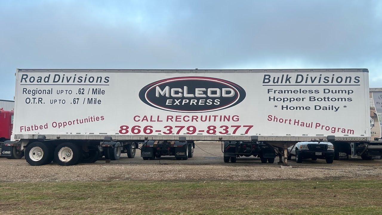 One Month Review At McLeod Express 10/10 #truckingvlog #McLeodexpress #subscribetomychannel ...