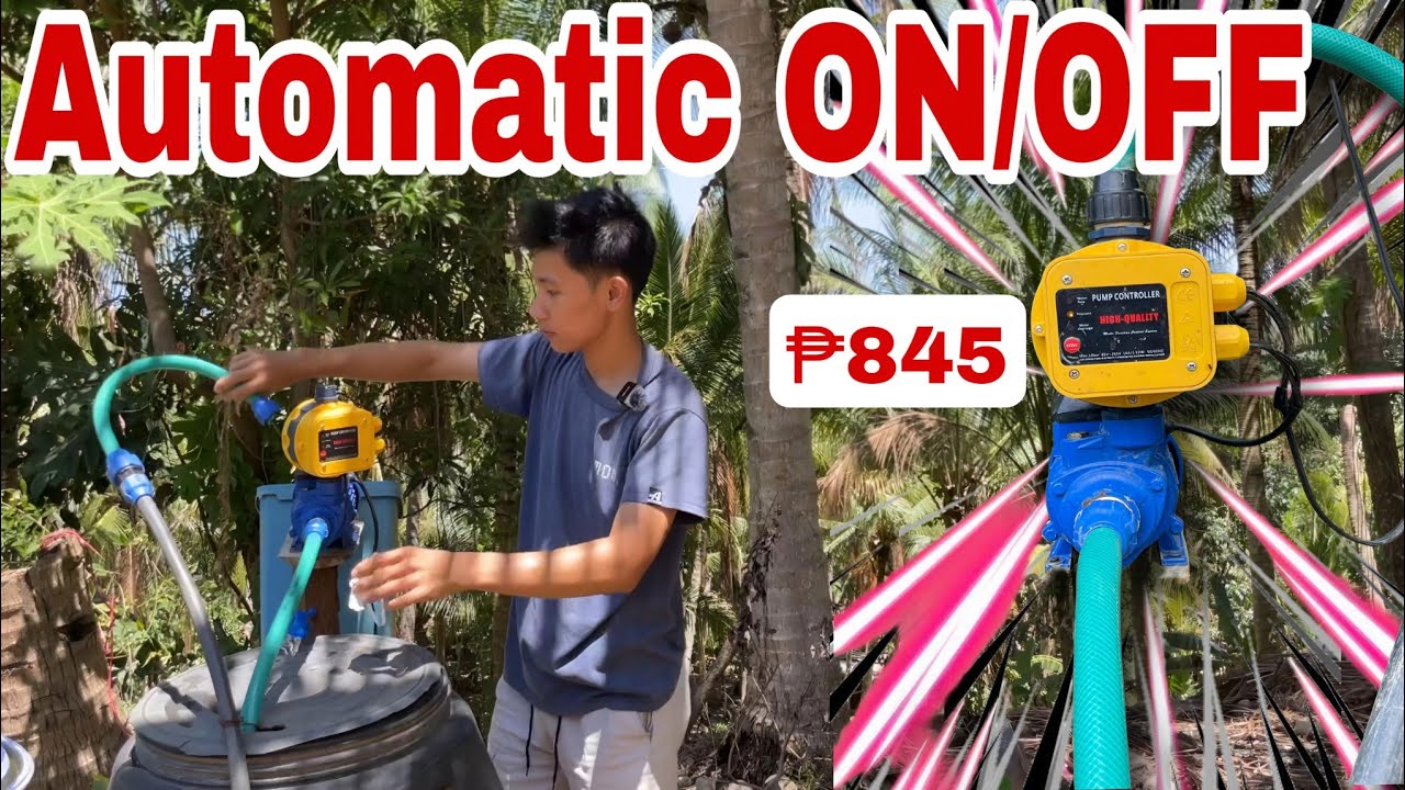 How to Install Water Pump Pressure Controller Automatic On and OFF ...