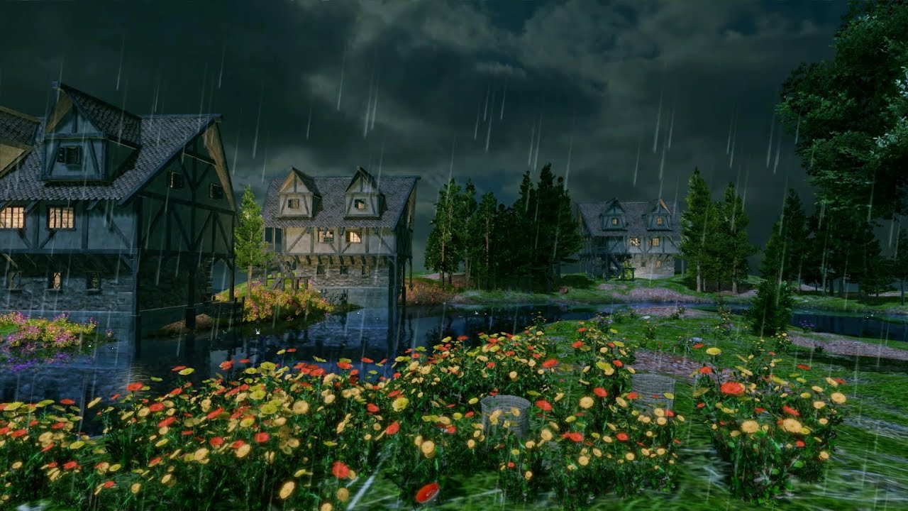 30 MINUTES OF RAIN SOUNDS | Light Rain For Sleep Relaxation - YouTube