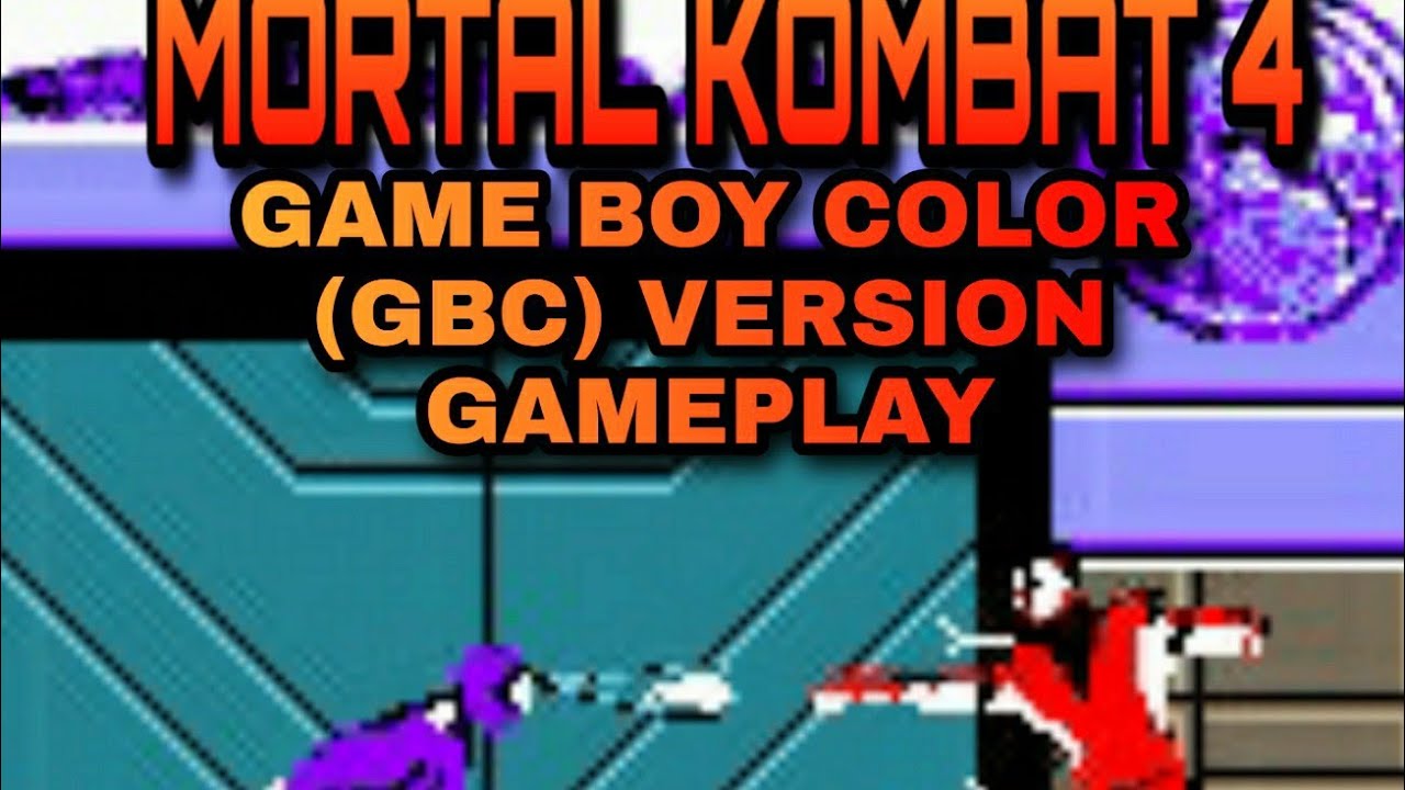 Mortal Kombat 4 Game Boy Color (GBC) Gameplay - YouTube
