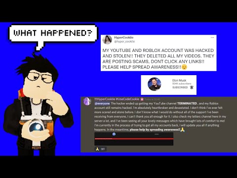 HyperCookiie has been HACKED!!! (What Happened???) - YouTube