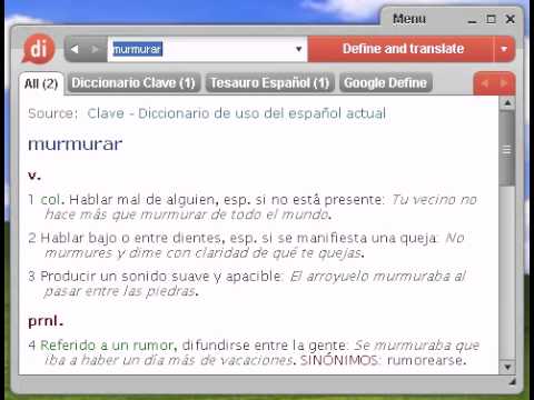 Definición de murmurar - YouTube