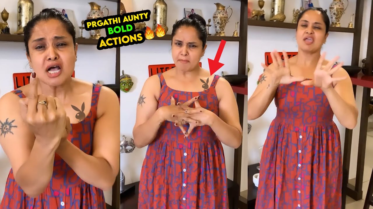 Actress Pragathi Aunty Bold Actions | Unknown Facts About Actress Pragathi | Tollywood | Film ...