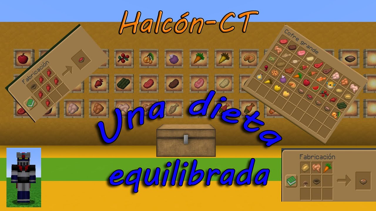 Una dieta equilibrada, cumpliendo con el logro de Minecraft 1.20.1 ...