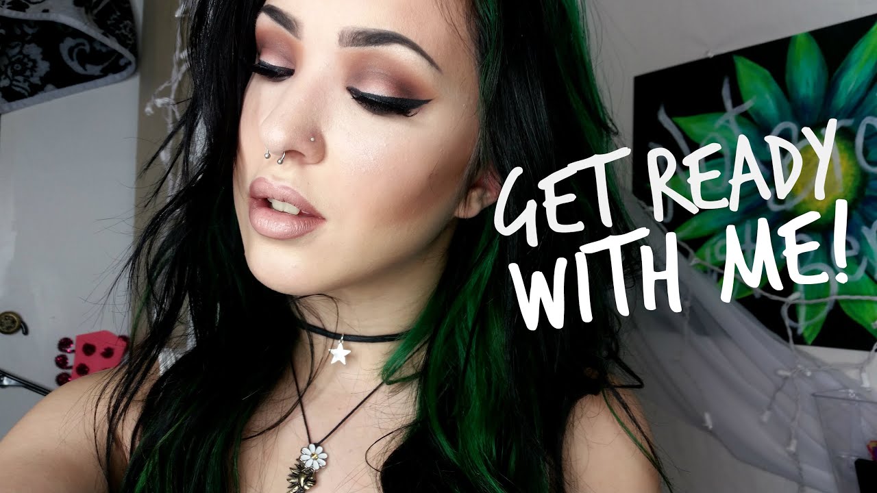 Get Ready with Me! Dramatic Eyes & Strong Contour - YouTube