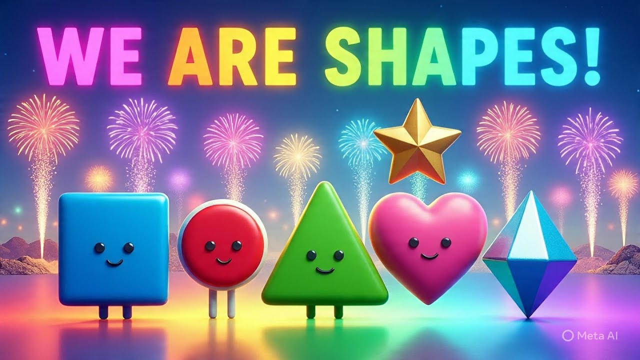 Shapes Song for Kids 🎵 | Learn Shapes with Fun & Music! - YouTube