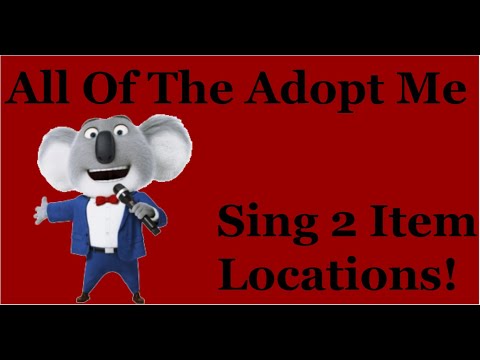 All Of The Adopt Me Sing 2 Item Locations (Adopt Me Roblox) - YouTube
