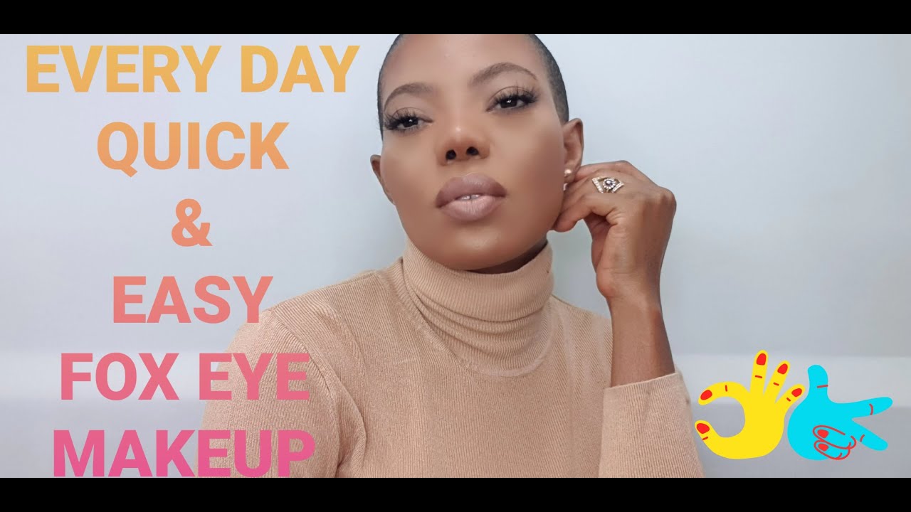 BEGINNERS FRIENDLY | EVERYDAY EASY & QUICK FOX EYE MAKE-UP TUTORIAL ...