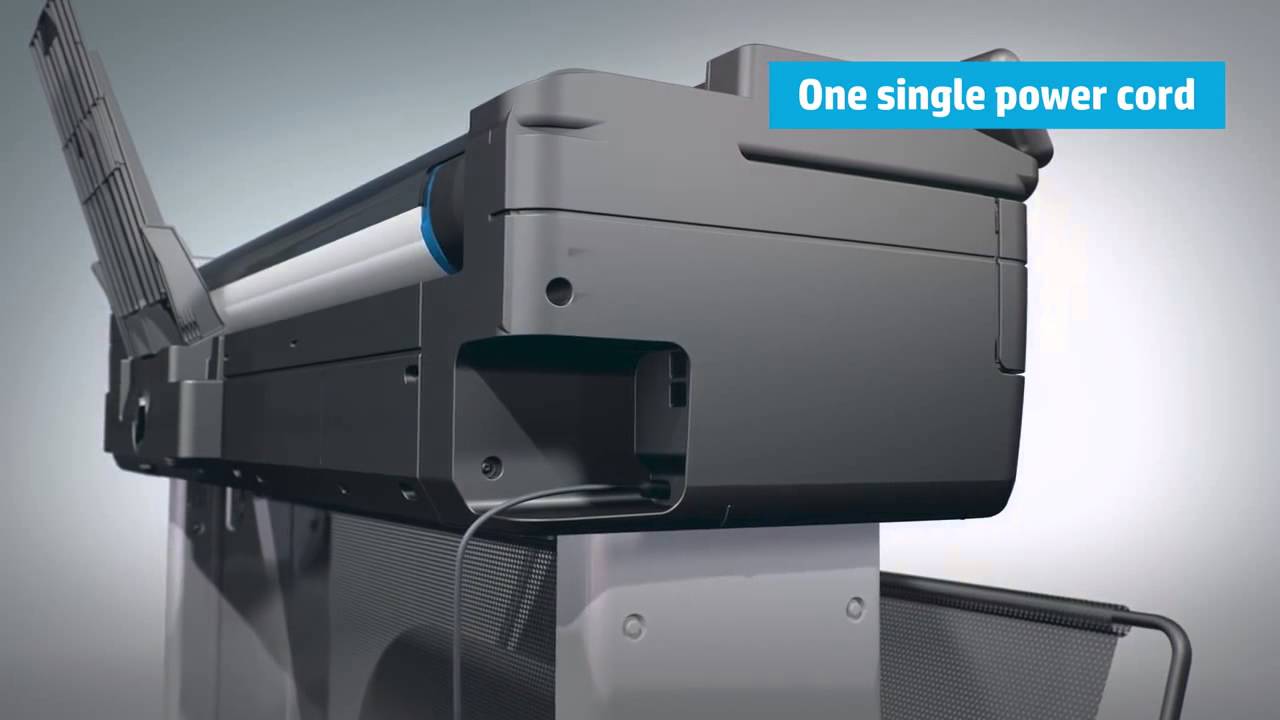 Multifunction reinvented with the new HP DesignJet T830 MFP - YouTube