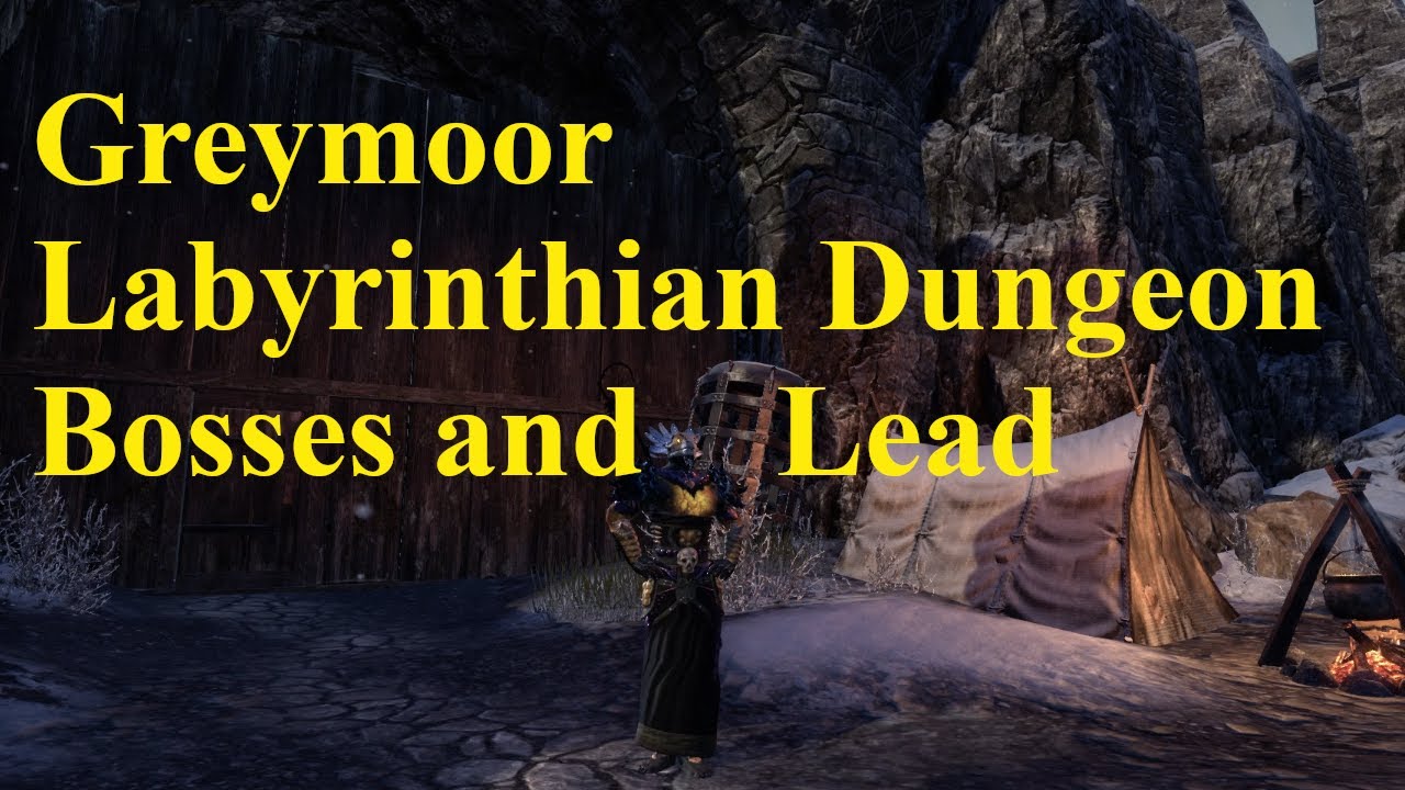 ESO Greymoor Labyrinthian Bosses - YouTube