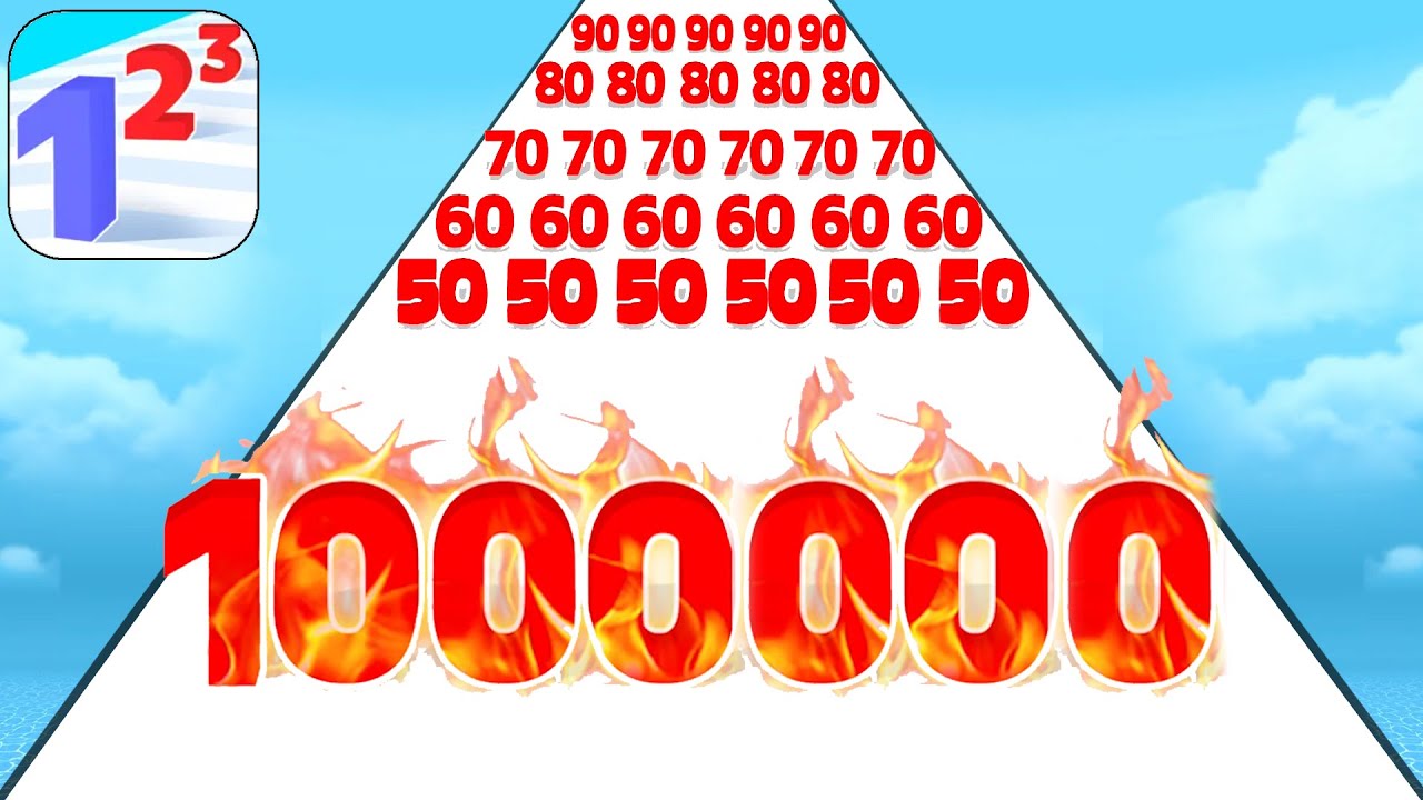 Play 100 Levels Tiktok Gameplay Number Masters New Satisfying Mobile ...