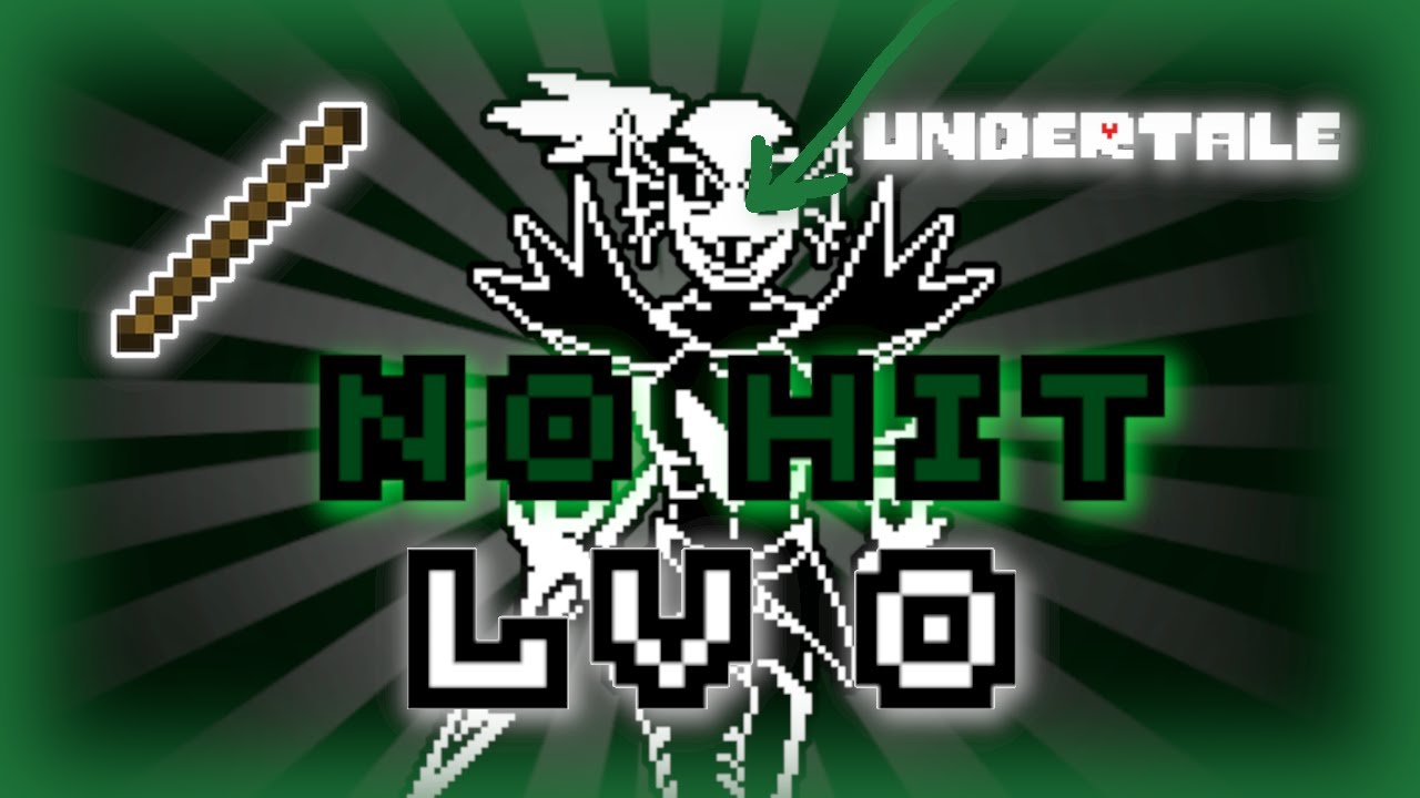 No Hit LV 0 Undyne the Undying (Stick) | Undertale - YouTube