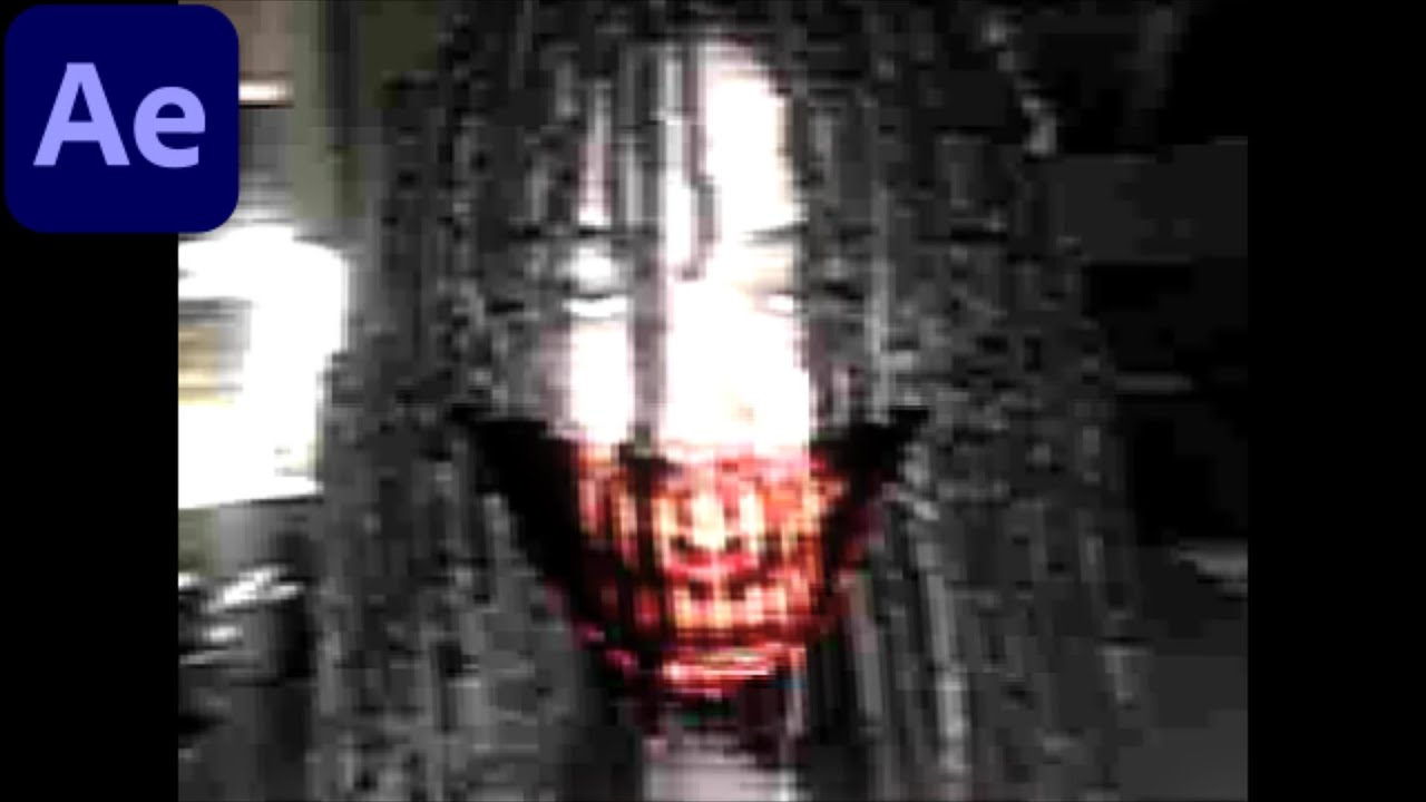 SCARY FACE Effect Like Che - After Effects Tutorial (WITHOUT AI) - YouTube