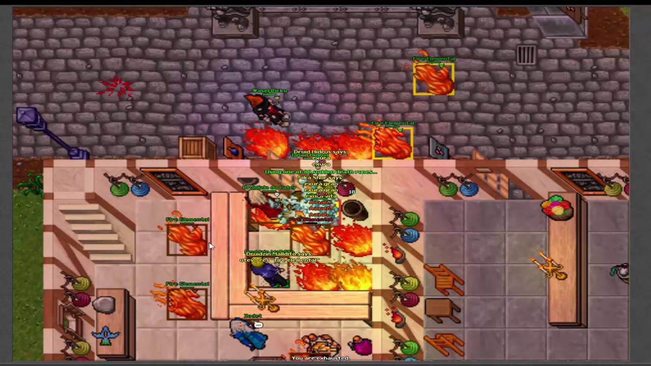 Tibia - Lixo na loja de pot?? - Pythera Action - YouTube