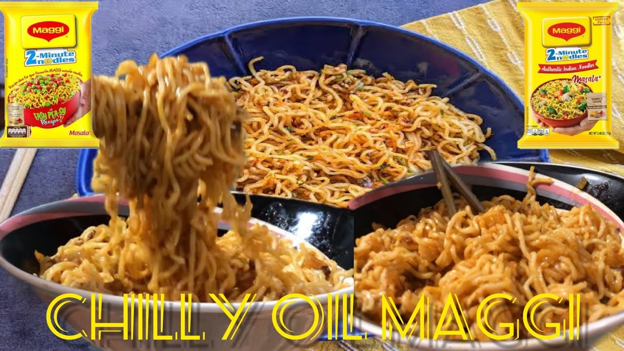 Chilly oil Maggi || How to make chilly oil maggi | Different recipe ...