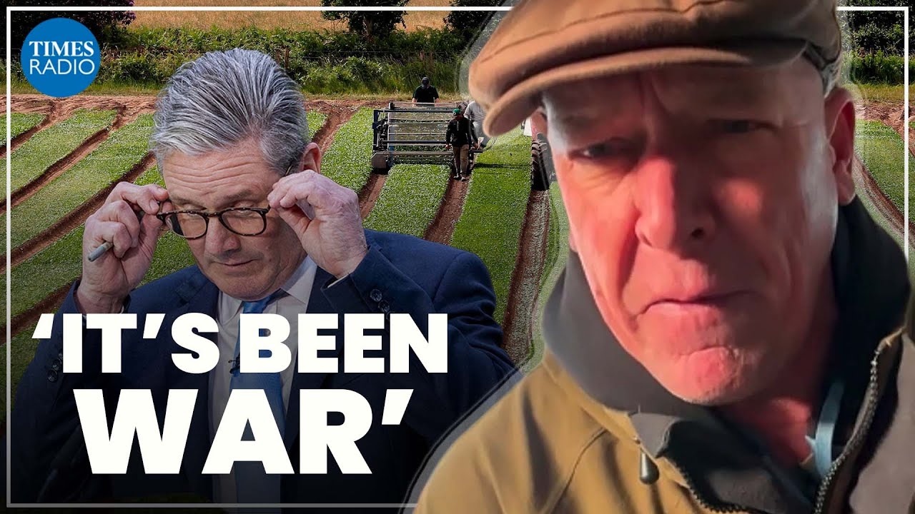 Farmer vows to 'fight and win' against Starmer’s inheritance tax - YouTube