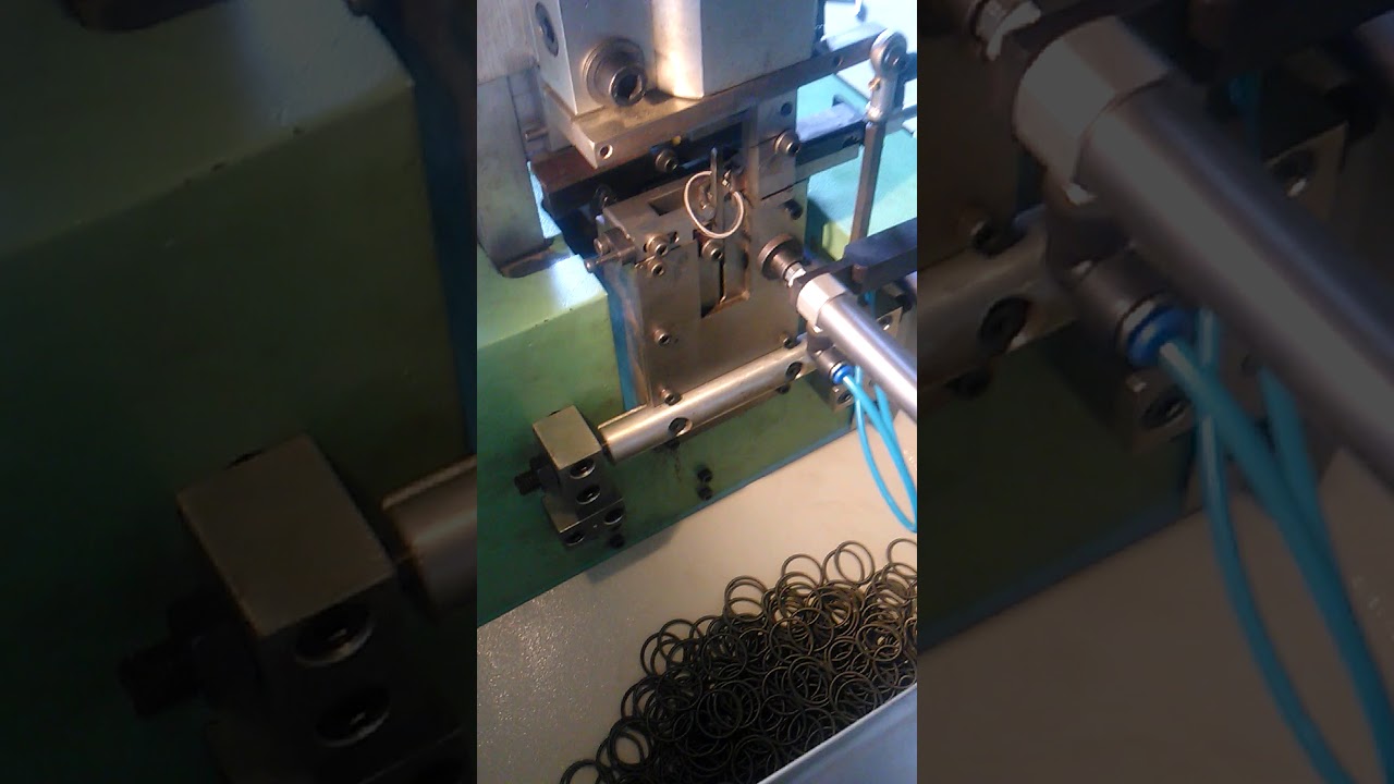 Oil seal Garter Spring Jointing Machine - YouTube