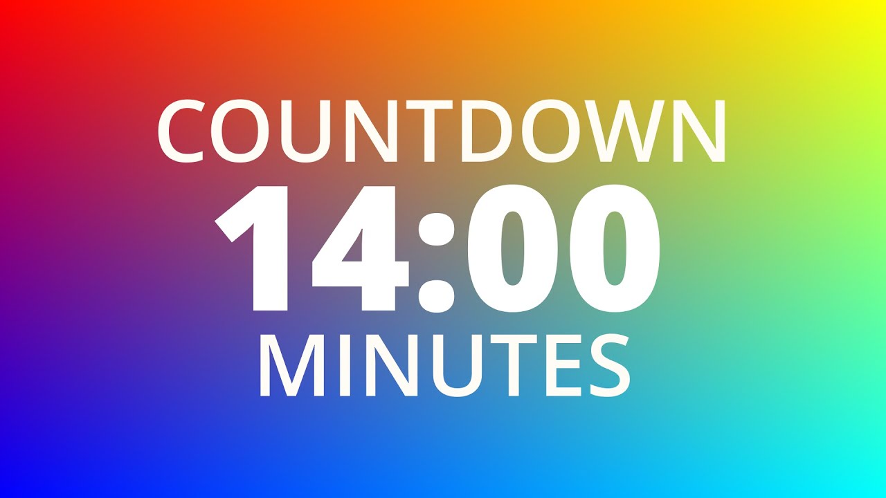 14 min TIMER - 14 minutes COUNTDOWN - YouTube