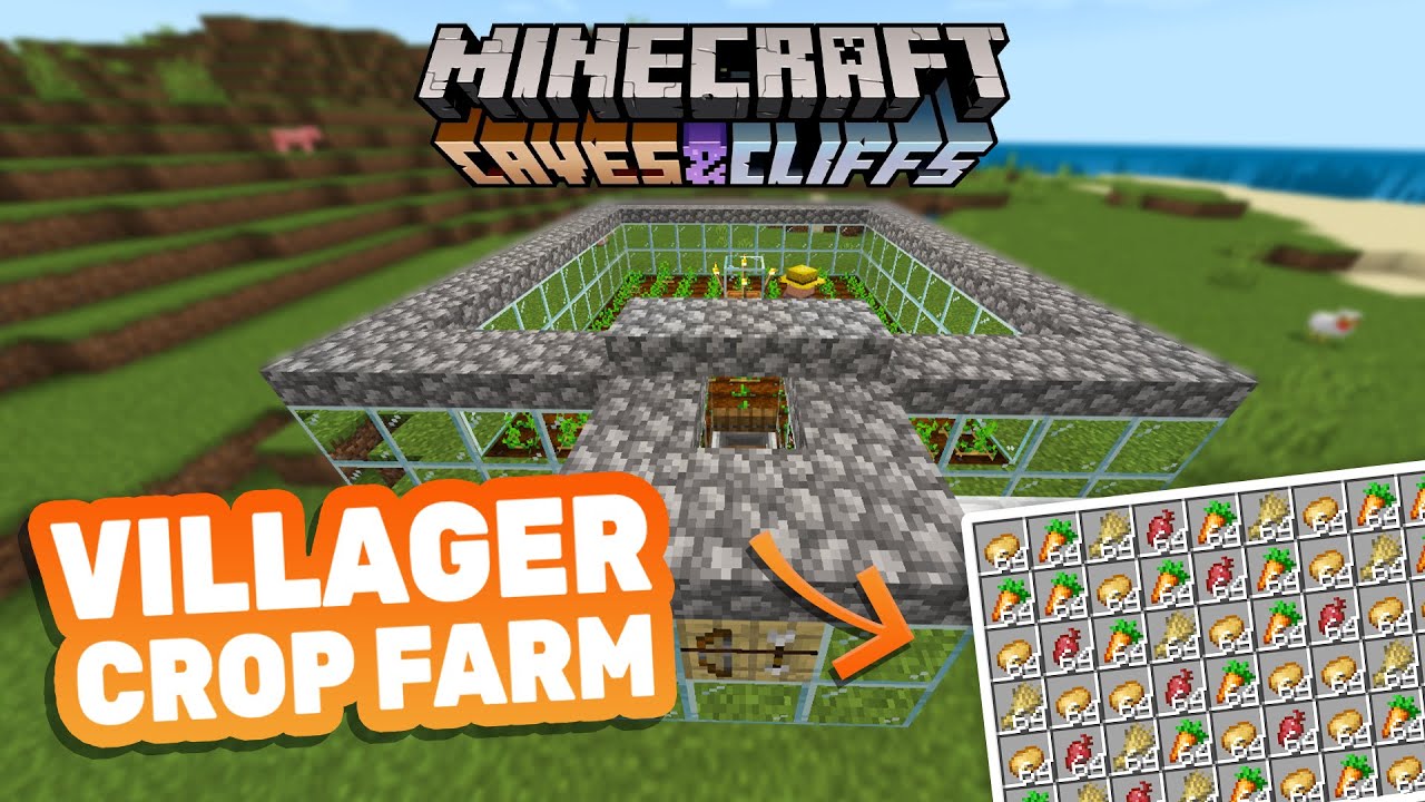 Minecraft Bedrock: Automatic Carrot & Potato Farm 1.18 || Automated ...