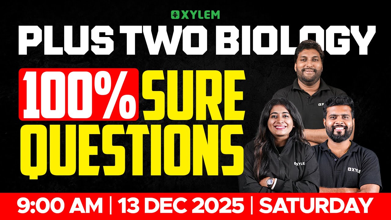 Plus Two Biology | 100% Sure Questions | Xylem Plus Two - YouTube