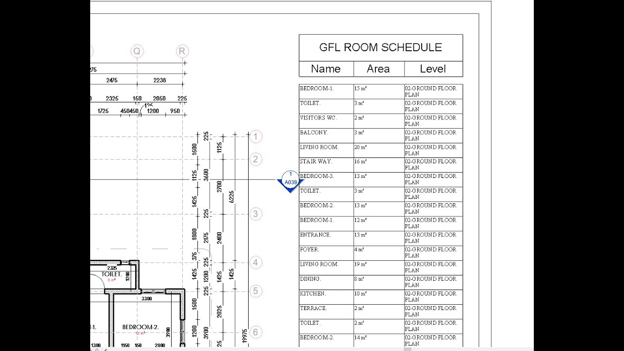 CREATING ROOM SCHEDULES IN REVIT - YouTube
