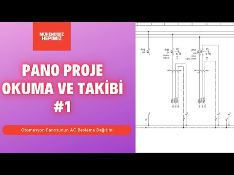 ELEKTRİK PANO PROJESİ OKUMA VE TAKİBİ #1 (OTOMASYON PROJESİ)