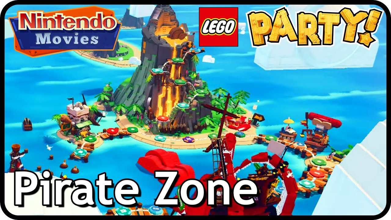 LEGO Party - Pirate Zone (4 Players, Myrte vs Danique vs Bryan vs Rik ...