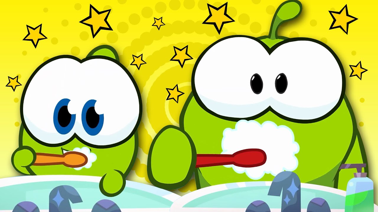 Om Nom Stories | Brush Your Teeth Baby Nom | Funny Cartoons For ...