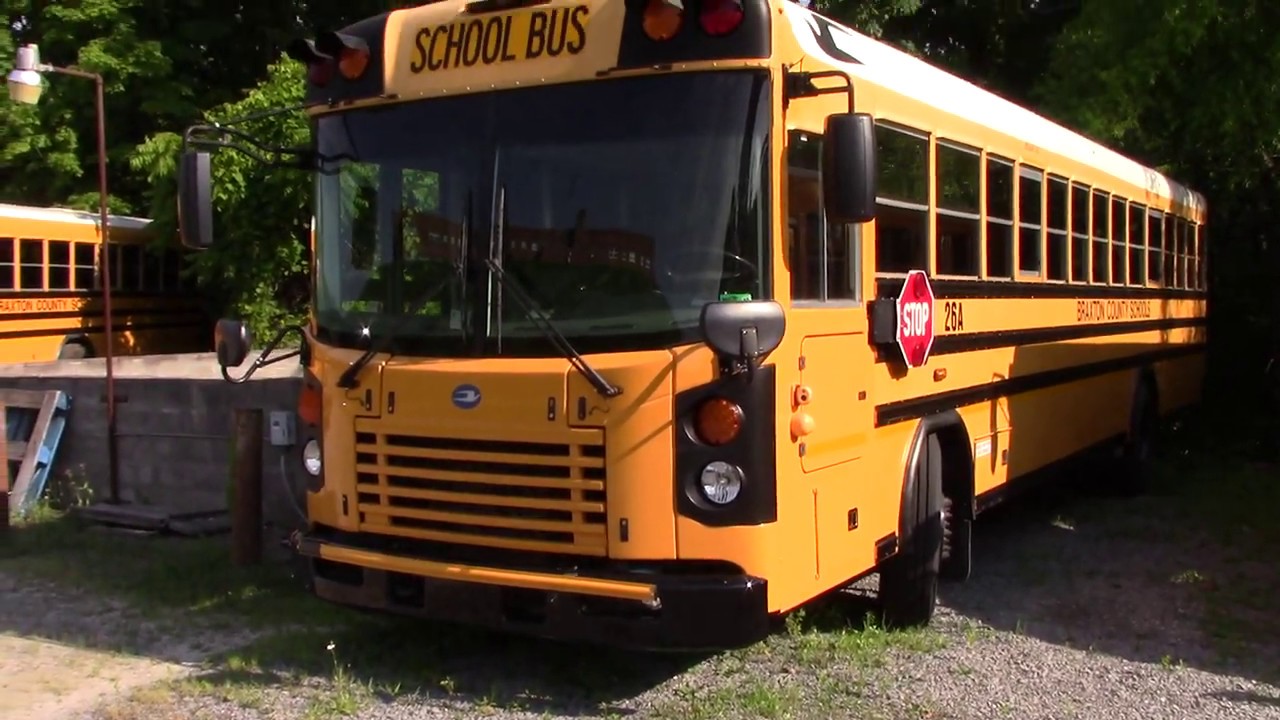 2013 Blue Bird All-American D3 FE Walk Around - YouTube