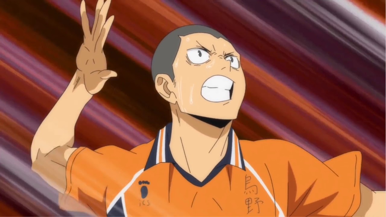 Tanaka's Insane Cross and Line Shot:Haikyuu to the Top - YouTube