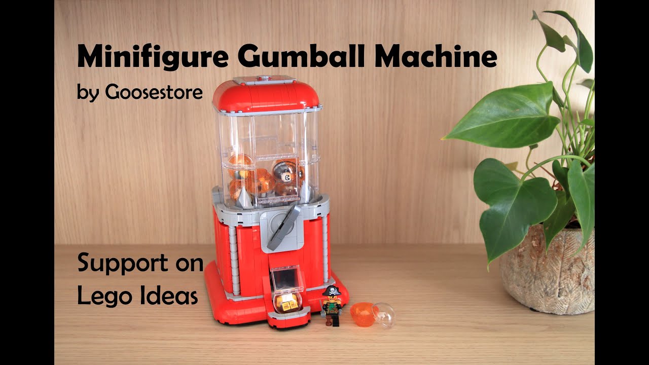 Minifigure gumball machine on Lego Ideas! Please support. - YouTube