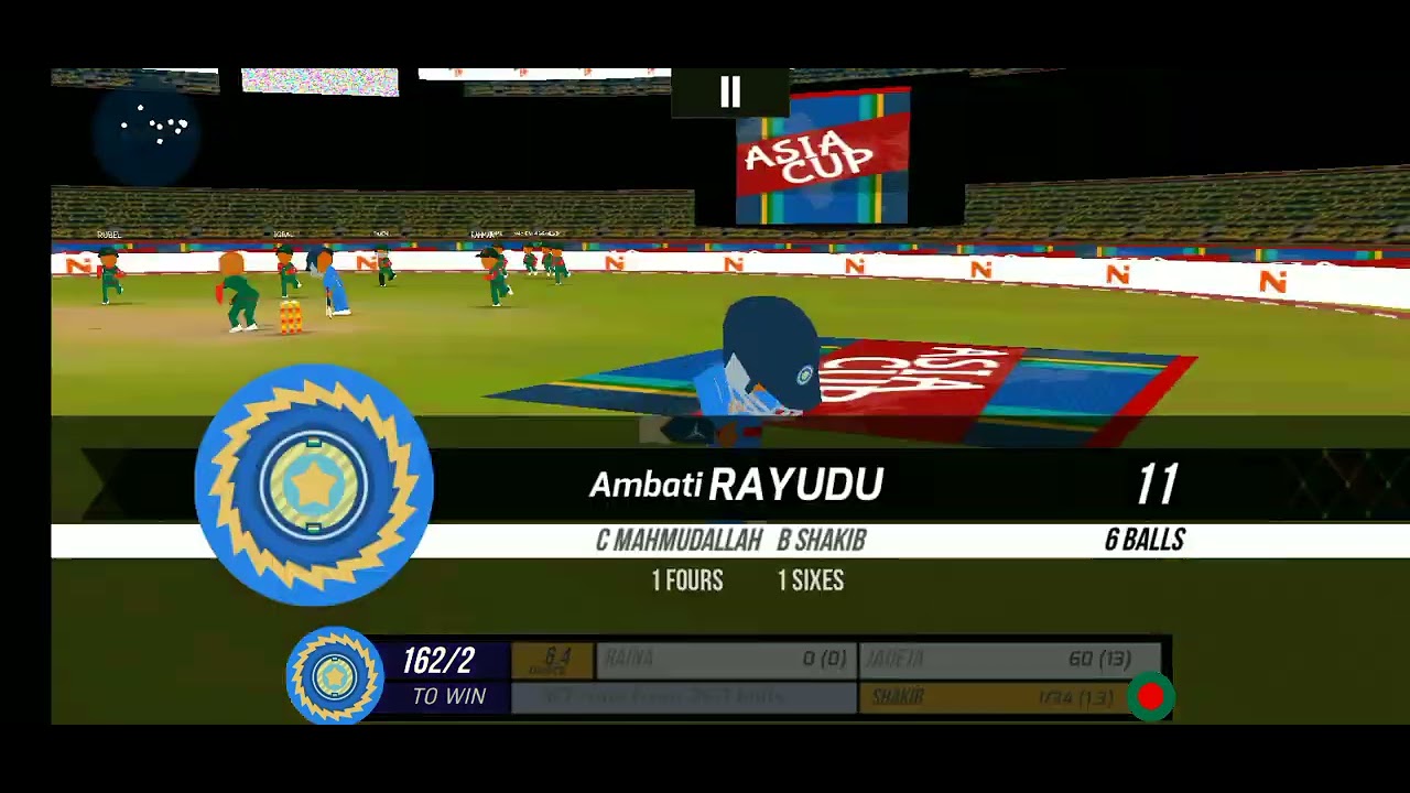 SUPER CRICKET 2 Asia Cup Match 2 - YouTube