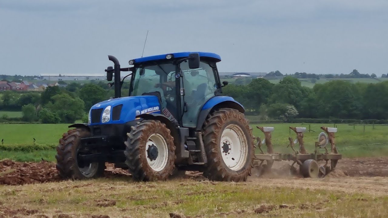 ploughing, dungspreading and power harrowing getting the maize ready ...