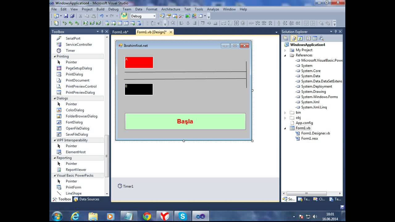 Vb.Net Araba Yarışı - İbrahimfirat.net - YouTube