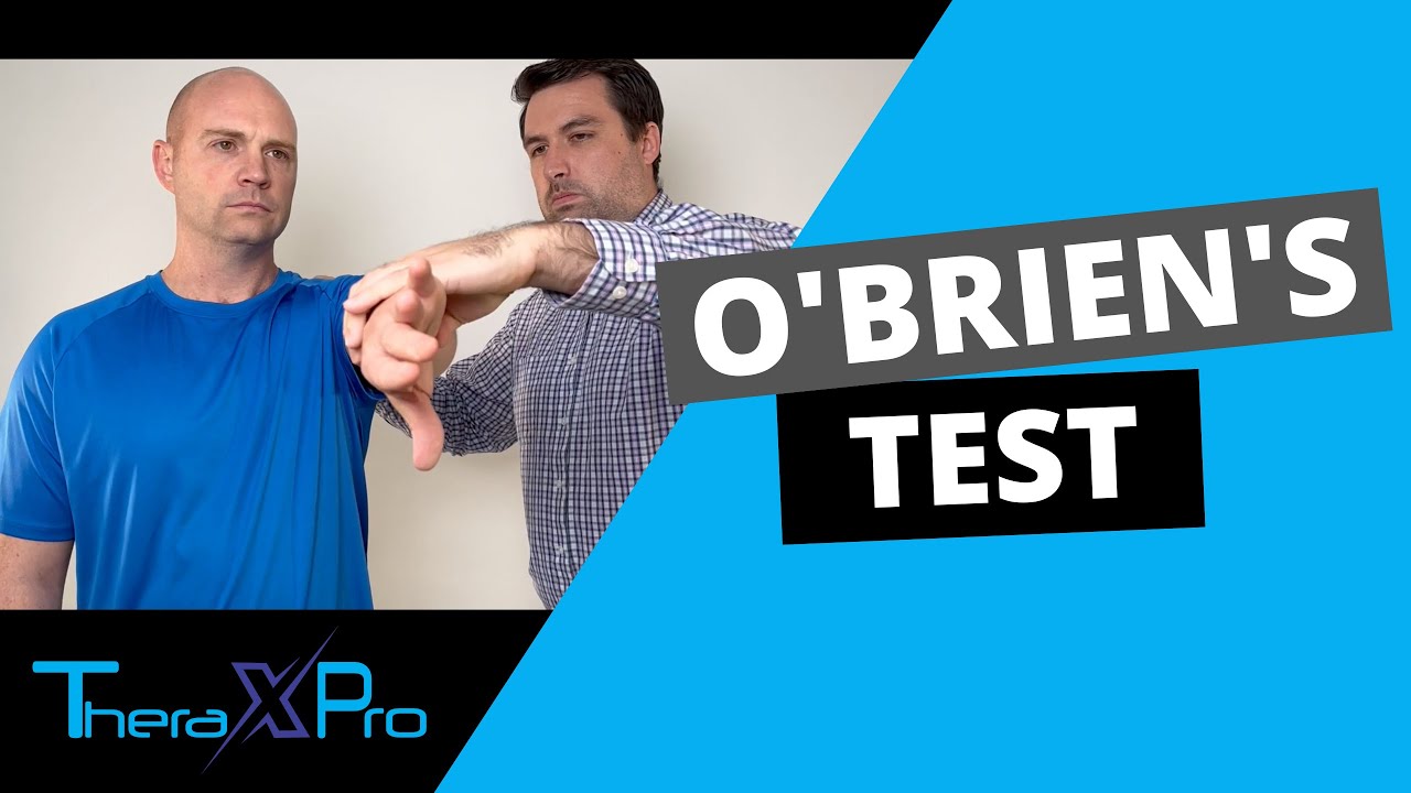 O'Brien's Test | Active Compression Test | SLAP - YouTube
