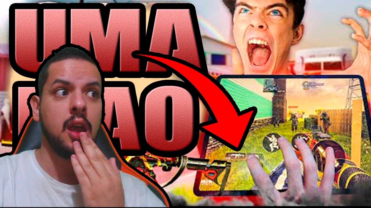 REAGINDO AO IFERG JOGANDO COMO UMA MÃO SO NO CALL OF DUTY MOBILE ( HUD ...