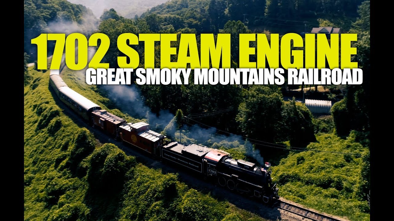 Great Smoky Mountains Railroad Steam locomotive #1702 - YouTube