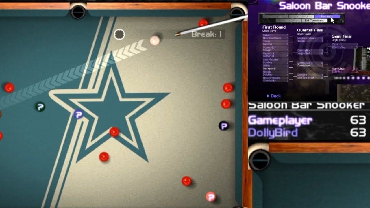 Dolly Bird Vs Gameplayer//Tough Semifinal //Score level //Saloon bar ...