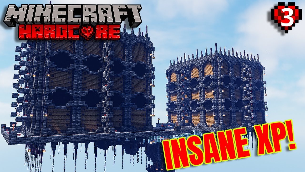 I Built An INSANE Mob Farm in Hardcore Minecraft - (EP-3) - YouTube