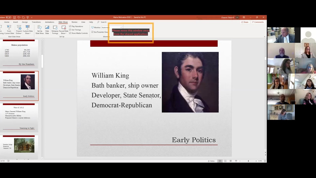 Maine History Series - The Early Years (Led by David Cheever).mp4 - YouTube