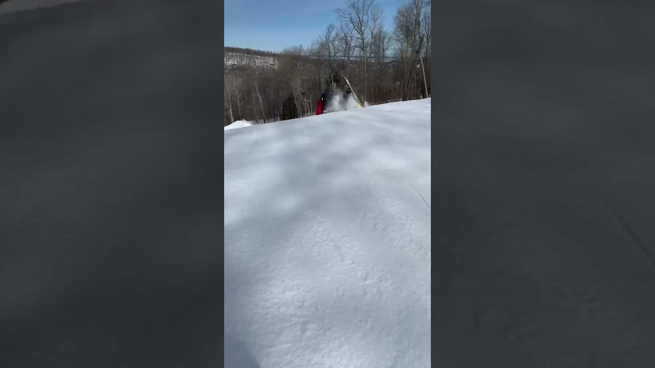 Back in the park and off the tele skis for once - YouTube