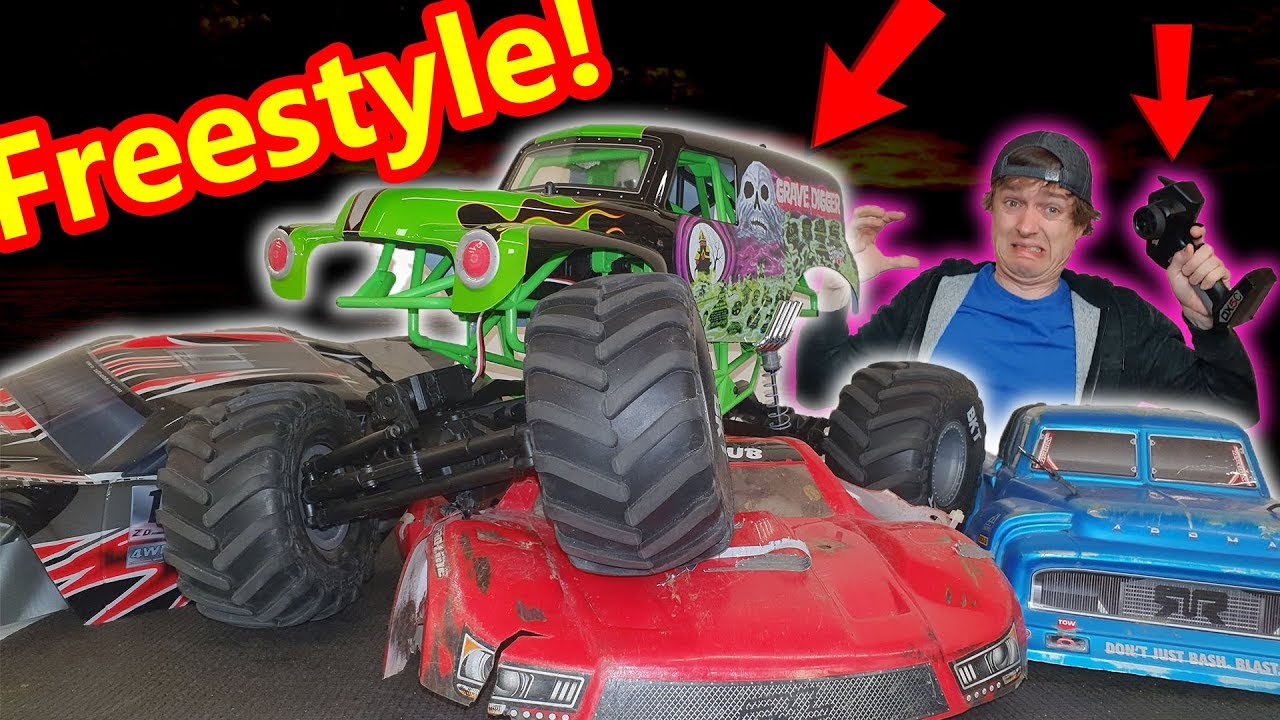 RC Monster Truck Freestyle - YouTube