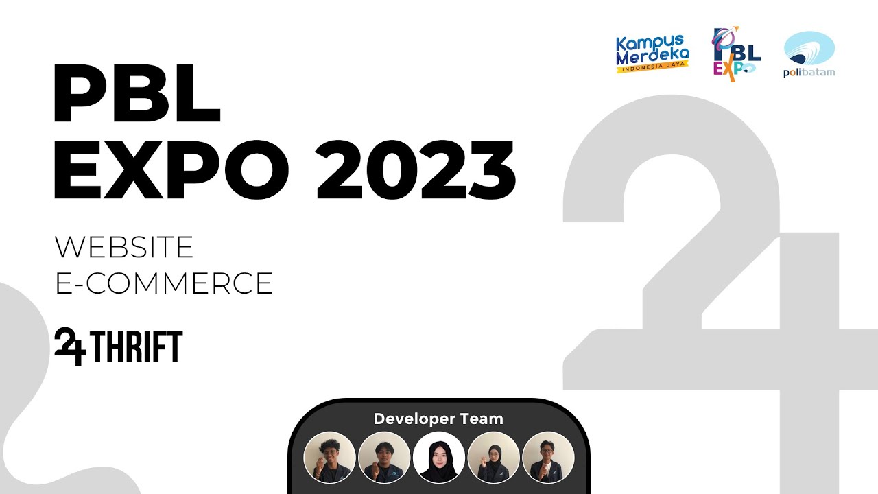 [PBL EXPO] APLIKASI WEB JUAL BELI BARANG DAN JASA : 24Thrift - YouTube