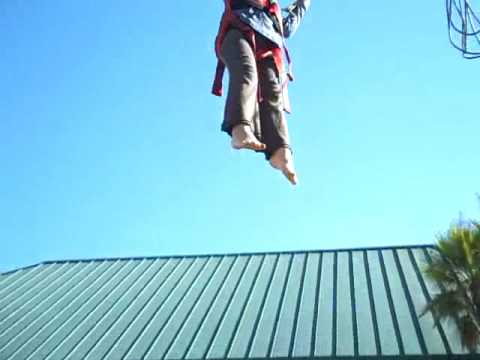 Anna on the Bungee Jump - YouTube
