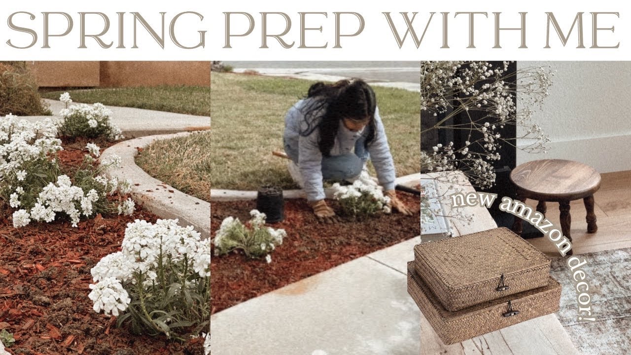 SPRING PREP WITH ME 🌷 || New Amazon Spring Decor, Gardening + Spring ...