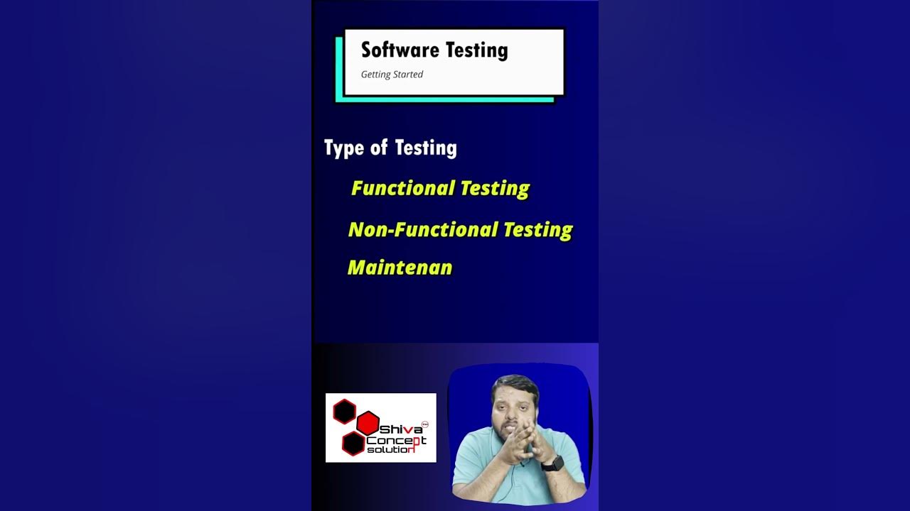 Type Of Testing Important Type Of Functional Testing Softwaretesting Youtube